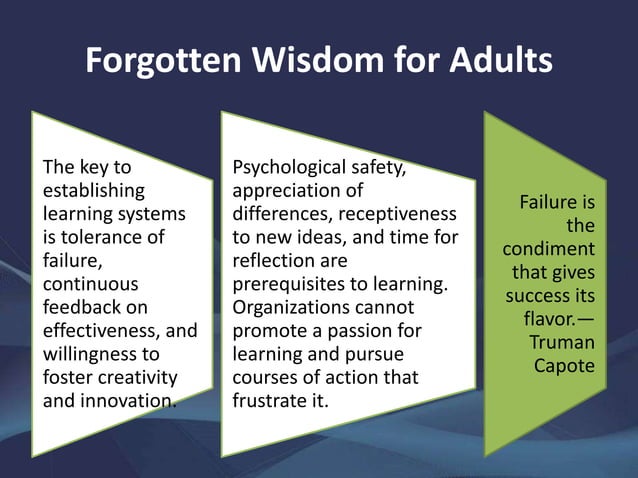 Learning from Failure | PPTX