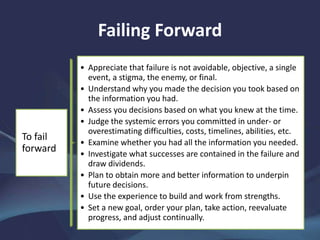 Learning from Failure | PPTX