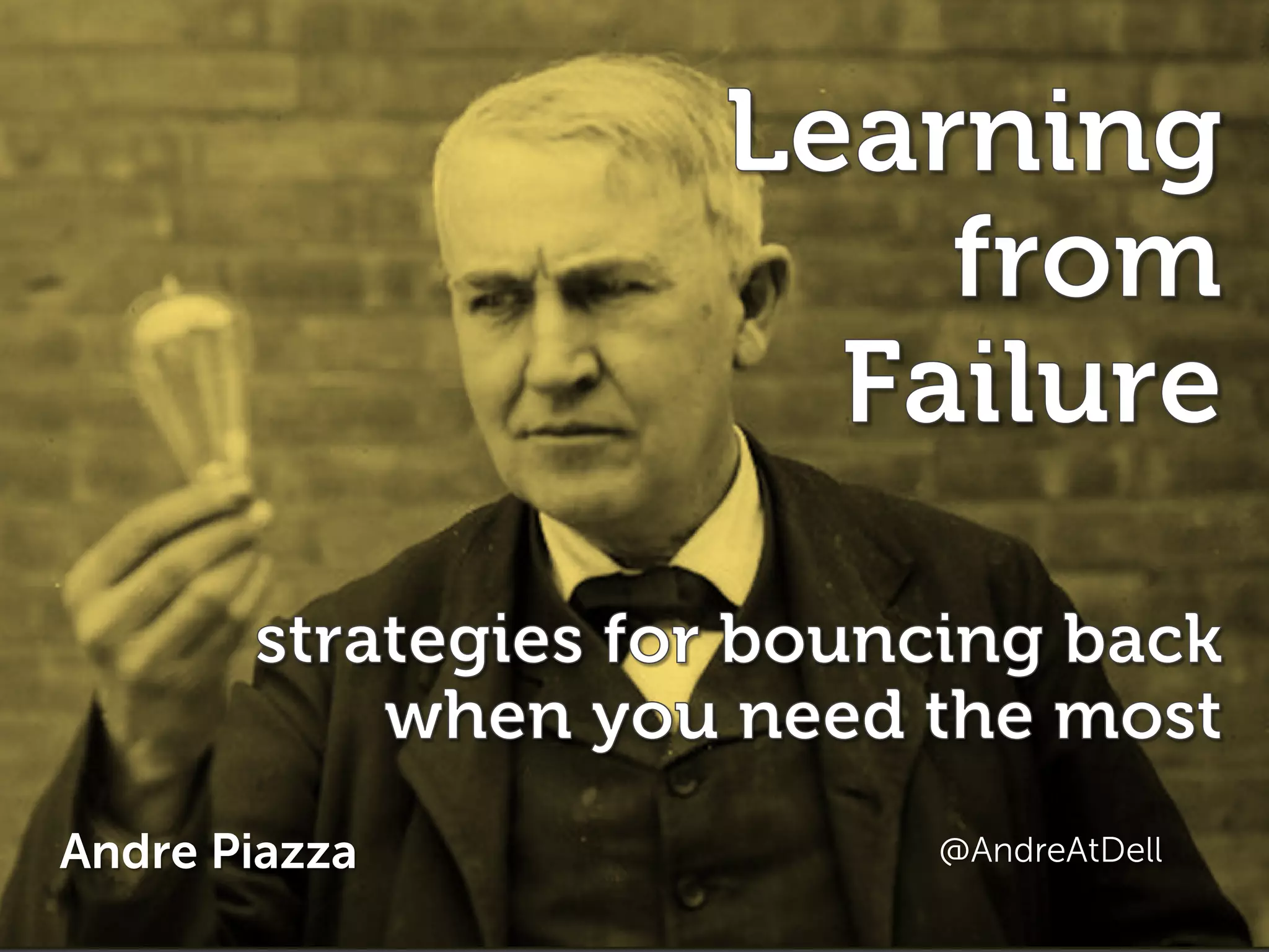 Learning from Failure: How to Bounce Back Stronger | PDF