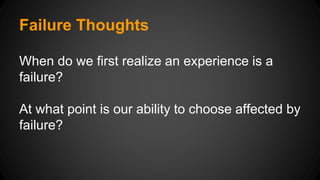 Failure Con: Learning from Failure | PPT