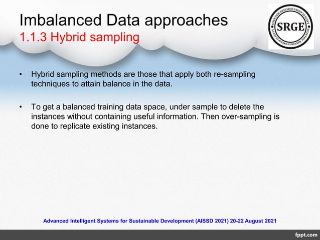 Learning from imbalanced data | PPTX | Artificial Intelligence | Technology & Computing