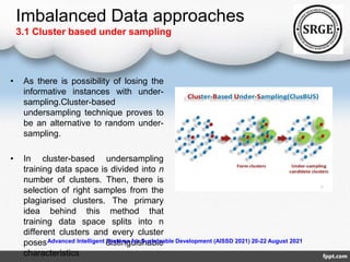 Learning from imbalanced data | PPTX | Artificial Intelligence | Technology & Computing