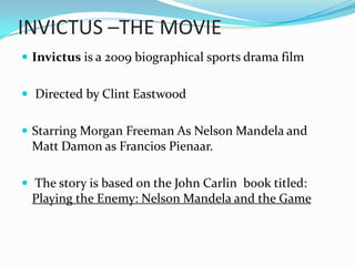 Learning from incvictus the movie | PPTX