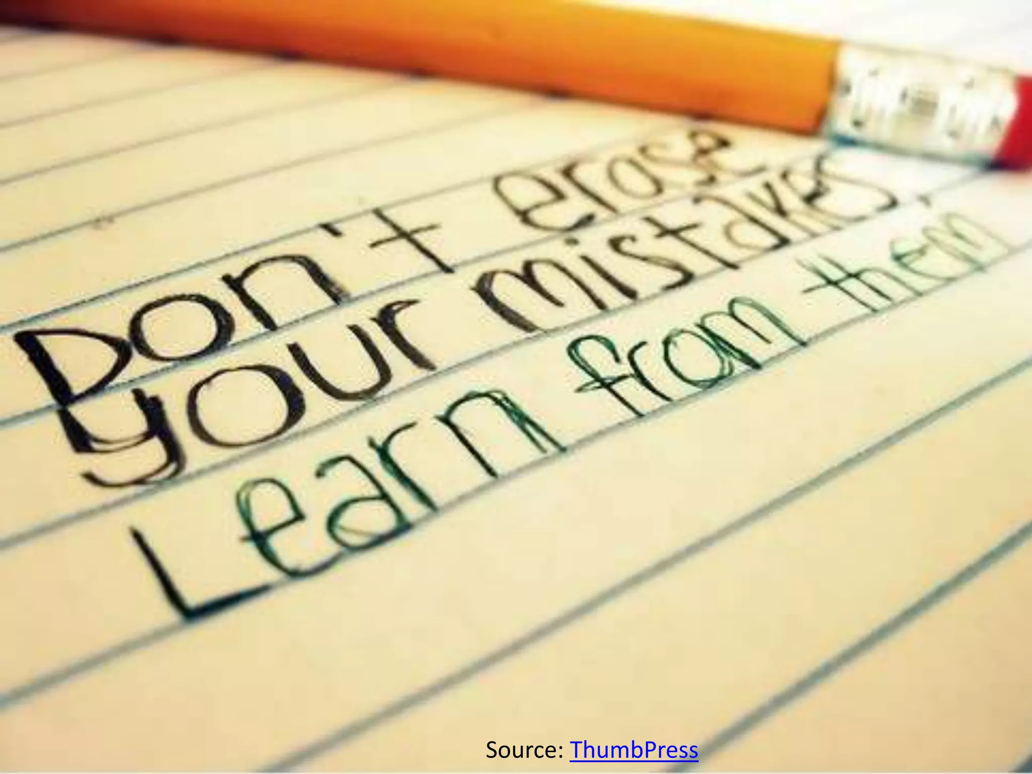 Learning From Mistakes | PPTX