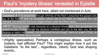 Learning from Pauls Journeys - First | PPTX