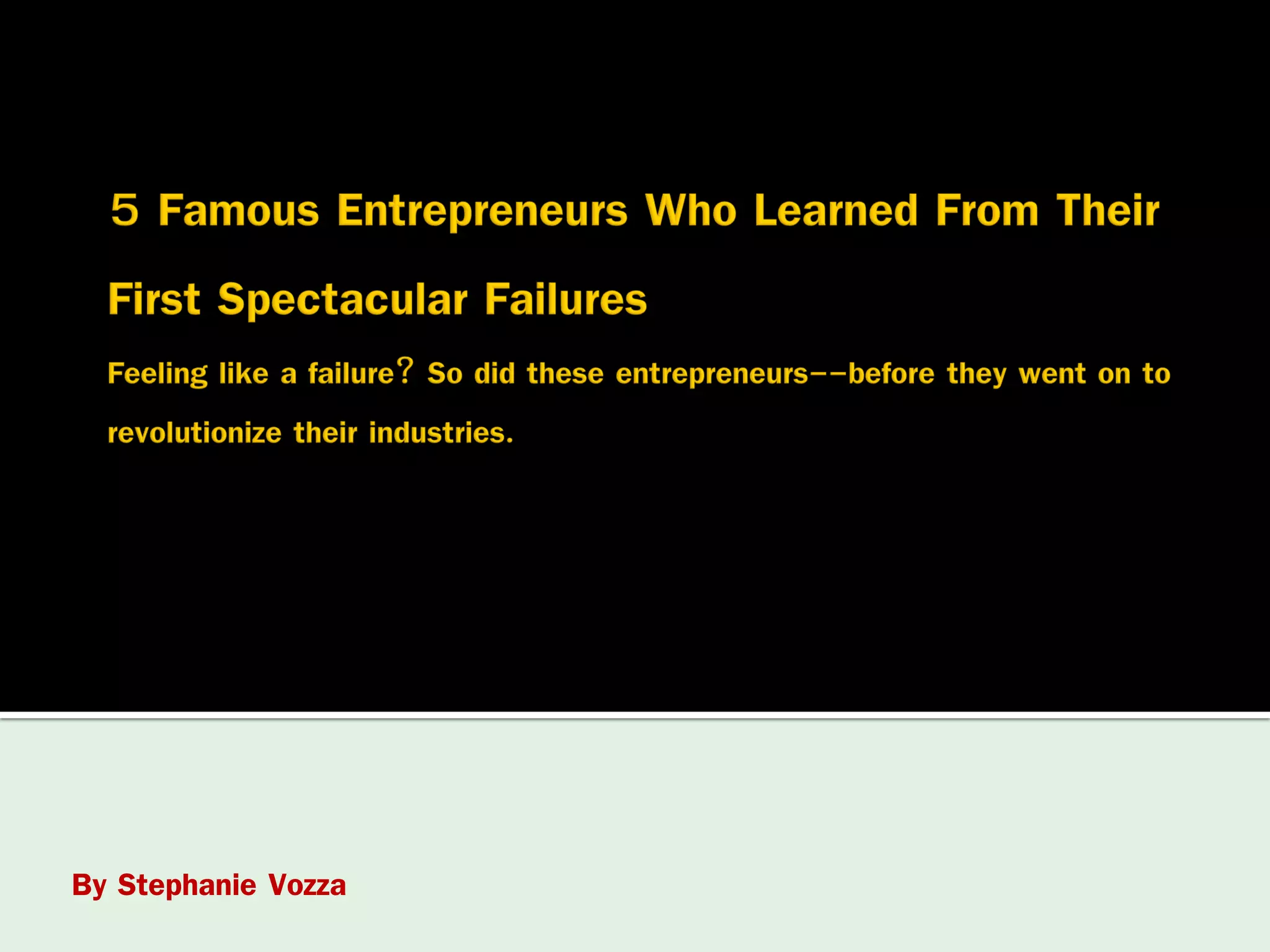เรียนรู้จากความล้มเหลว Learning from spectacular failures | PDF