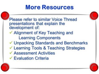 Arts Integration Framework: Learning Goals | PPT