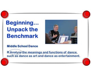 Arts Integration Framework: Learning Goals | PPT