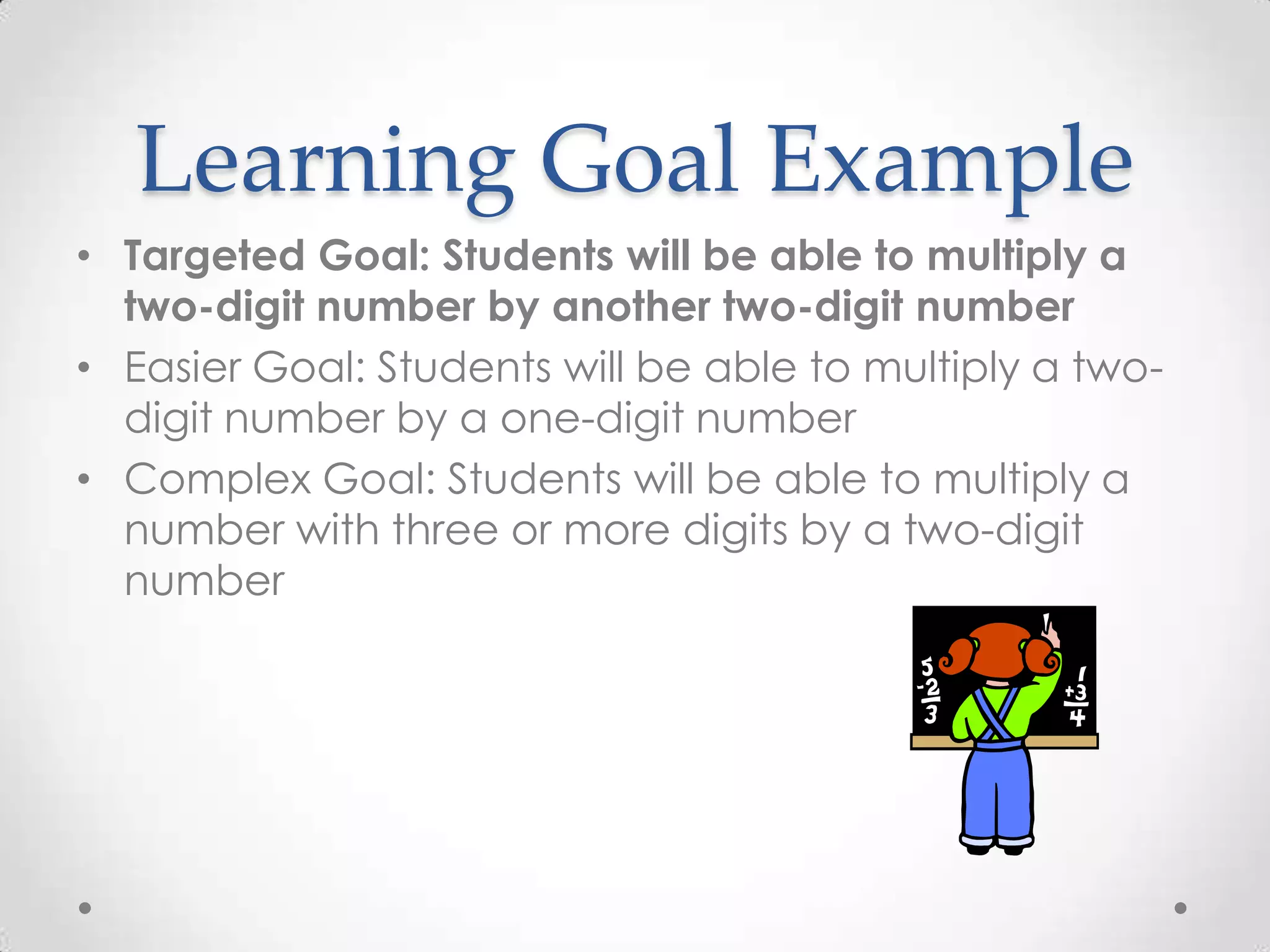 Learning goals and scales | PPT