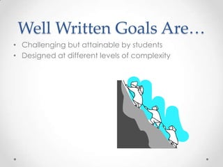 Learning goals and scales | PPTX | Educational Assessment | Education
