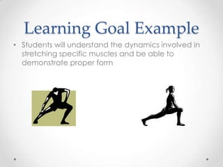 Learning goals and scales | PPTX | Educational Assessment | Education