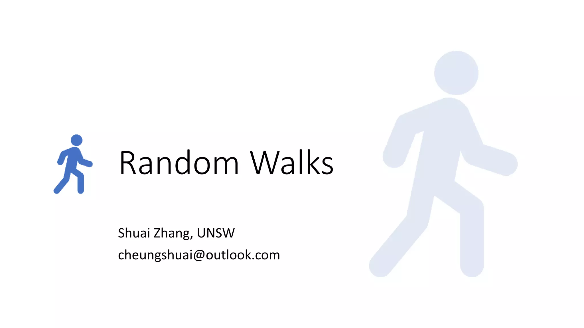 Introduction to Random Walk | PPTX