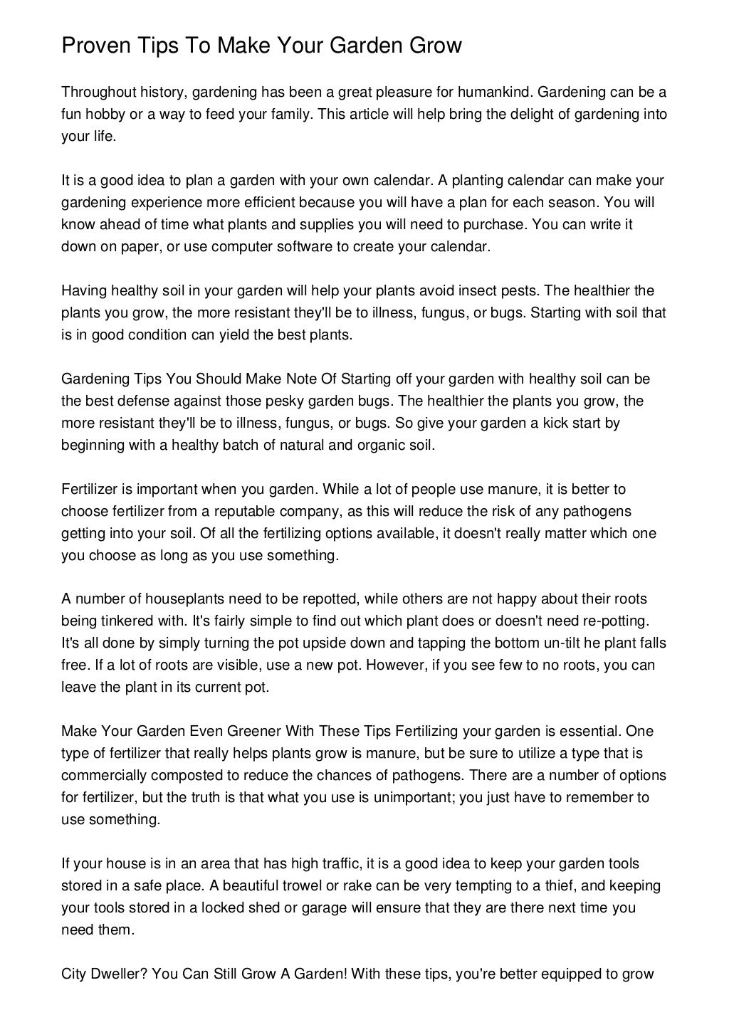 Proven Tips To Make Your Garden Grow proven-tips-to-make-your-garden-grow