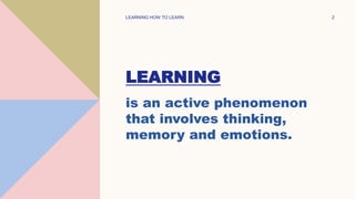 Learning How to Learn | Coursera | PPTX