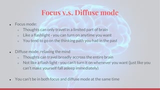 Learning how to learning - Brian's notes from Dr. Barbara Oakley's ...