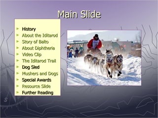 Iditarod History | PPT