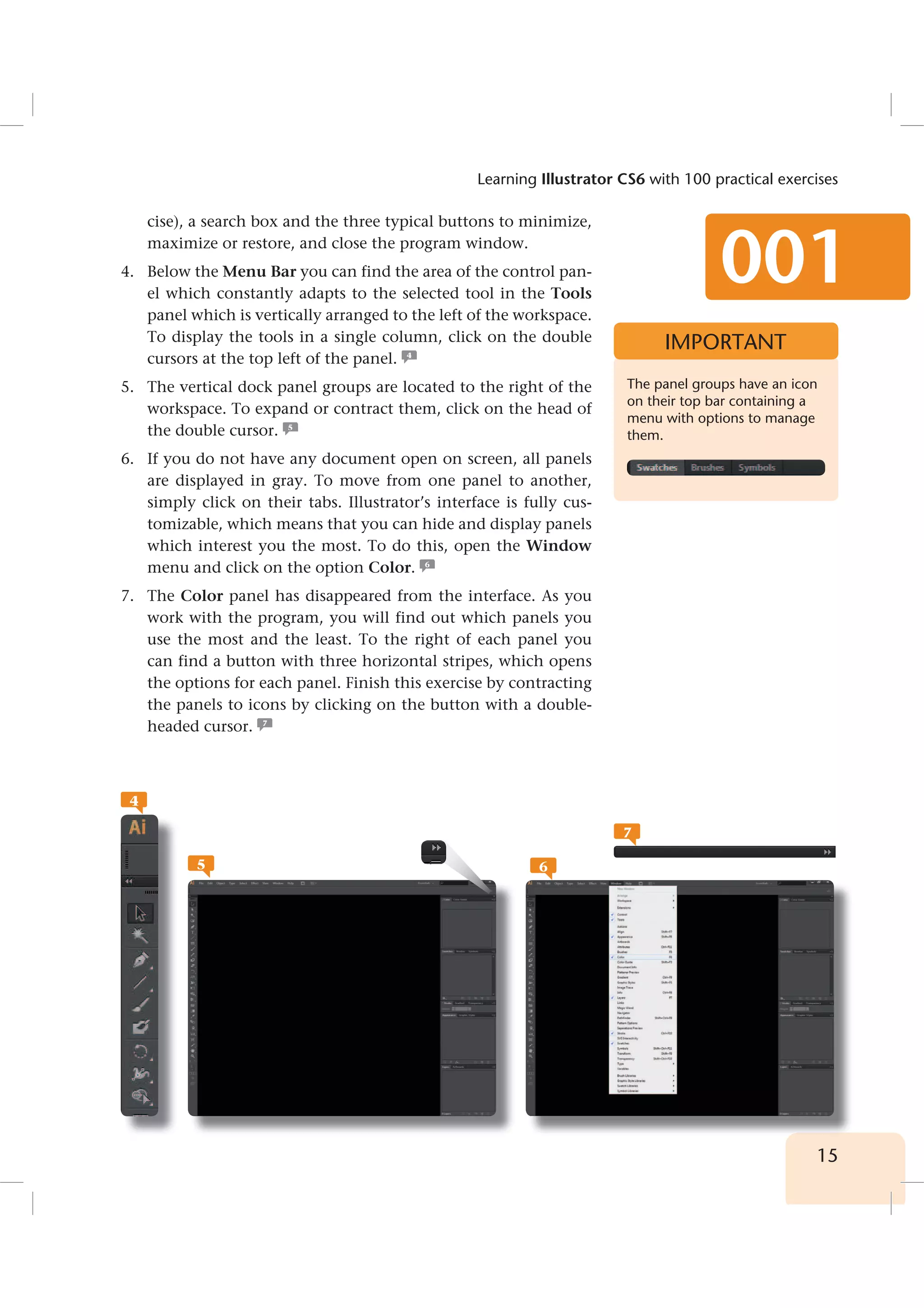 Learning Illustrator CS6 with 100 practical exercises | PDF