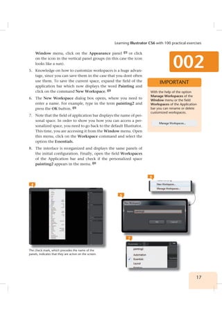 Learning Illustrator CS6 with 100 practical exercises | PDF