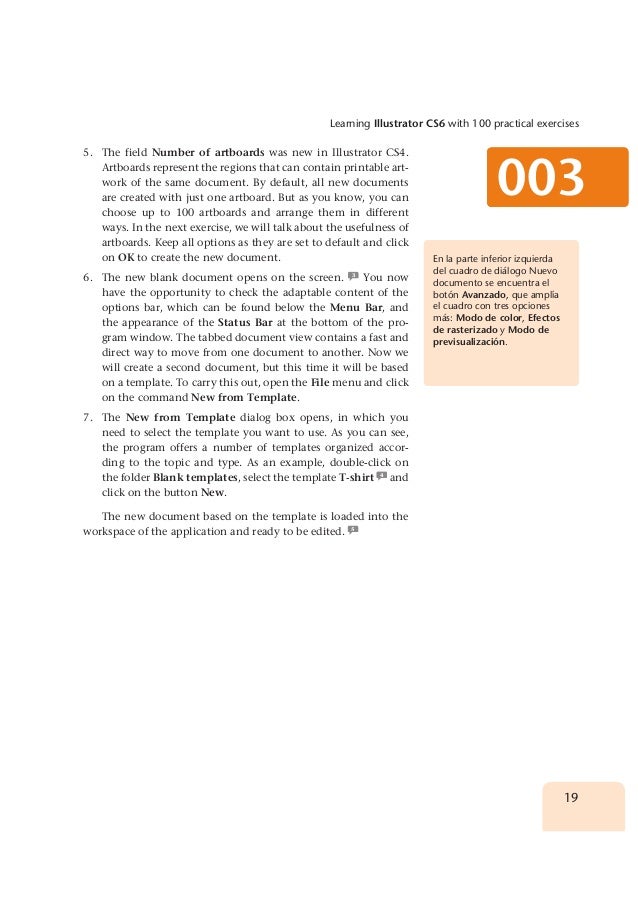 Learning Illustrator CS6 with 100 practical exercises