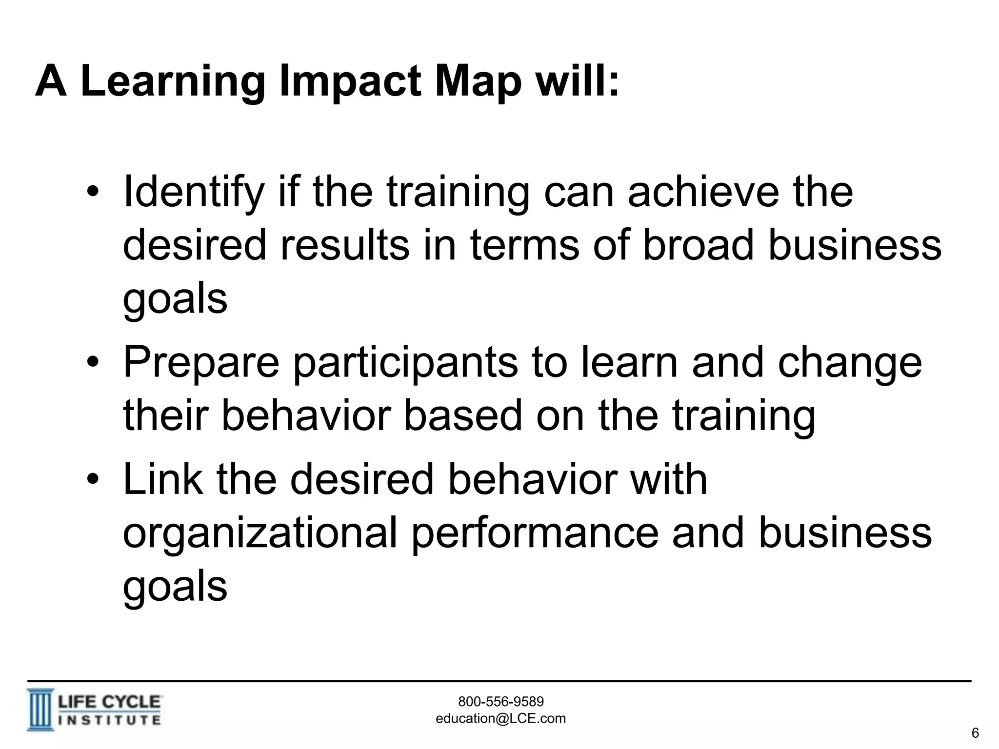 Learning Impact Maps | PPTX