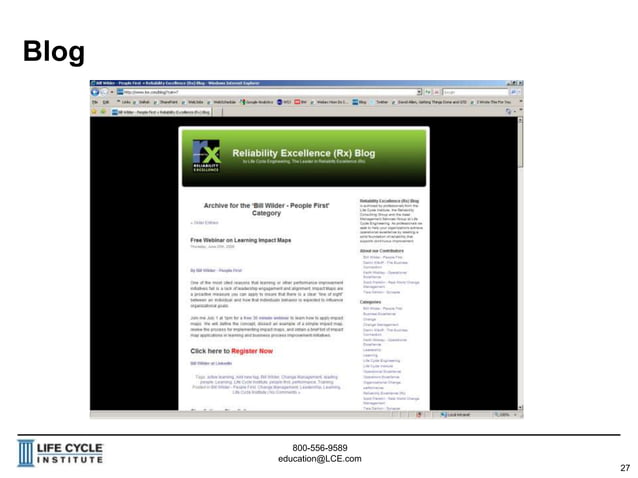 Learning Impact Maps | PPT