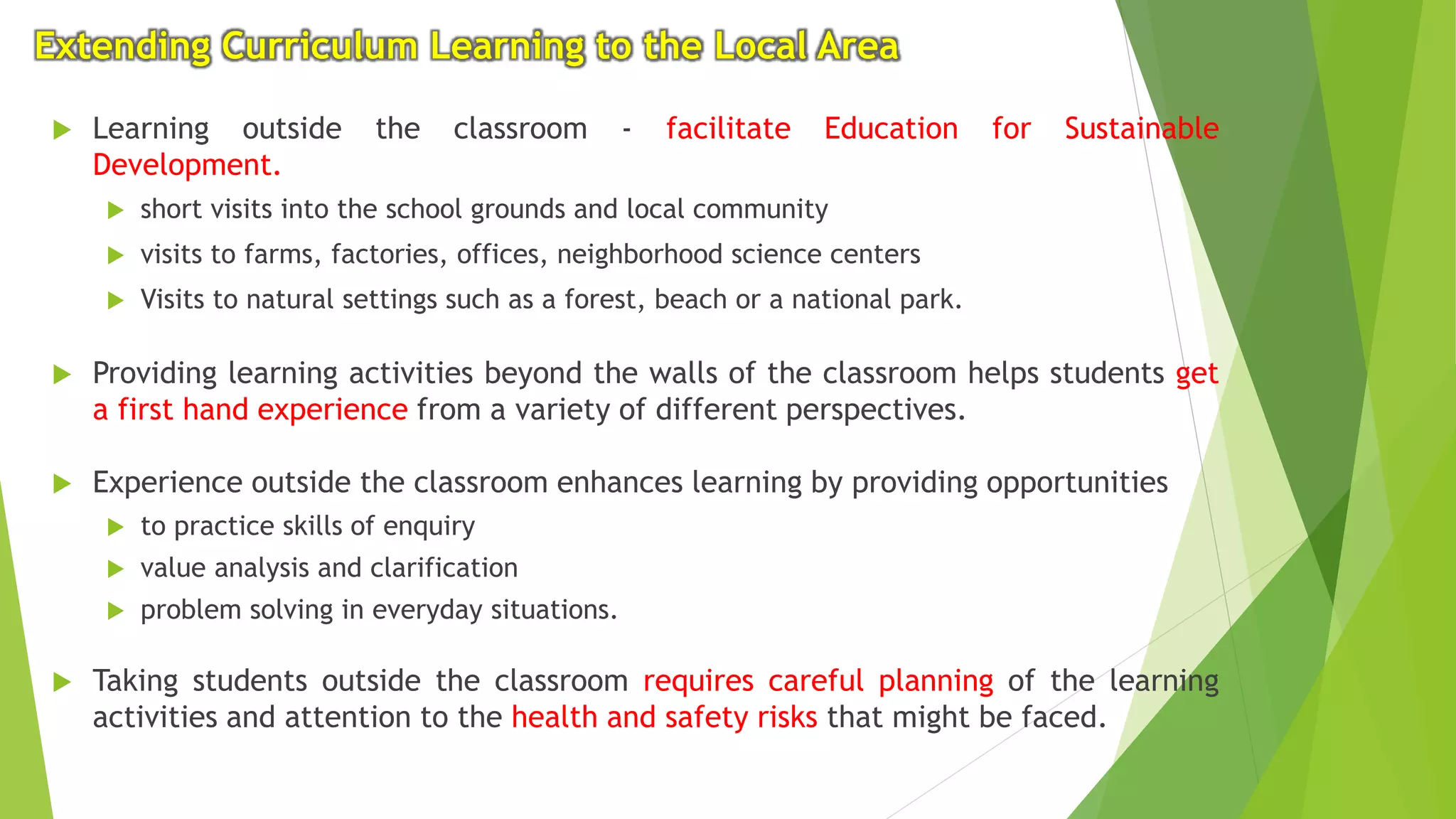 Learning in and out of | PPTX