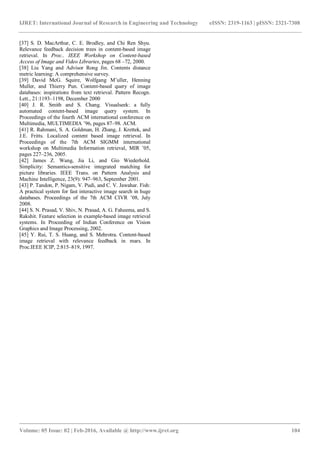 Learning in content based image retrieval a review | PDF