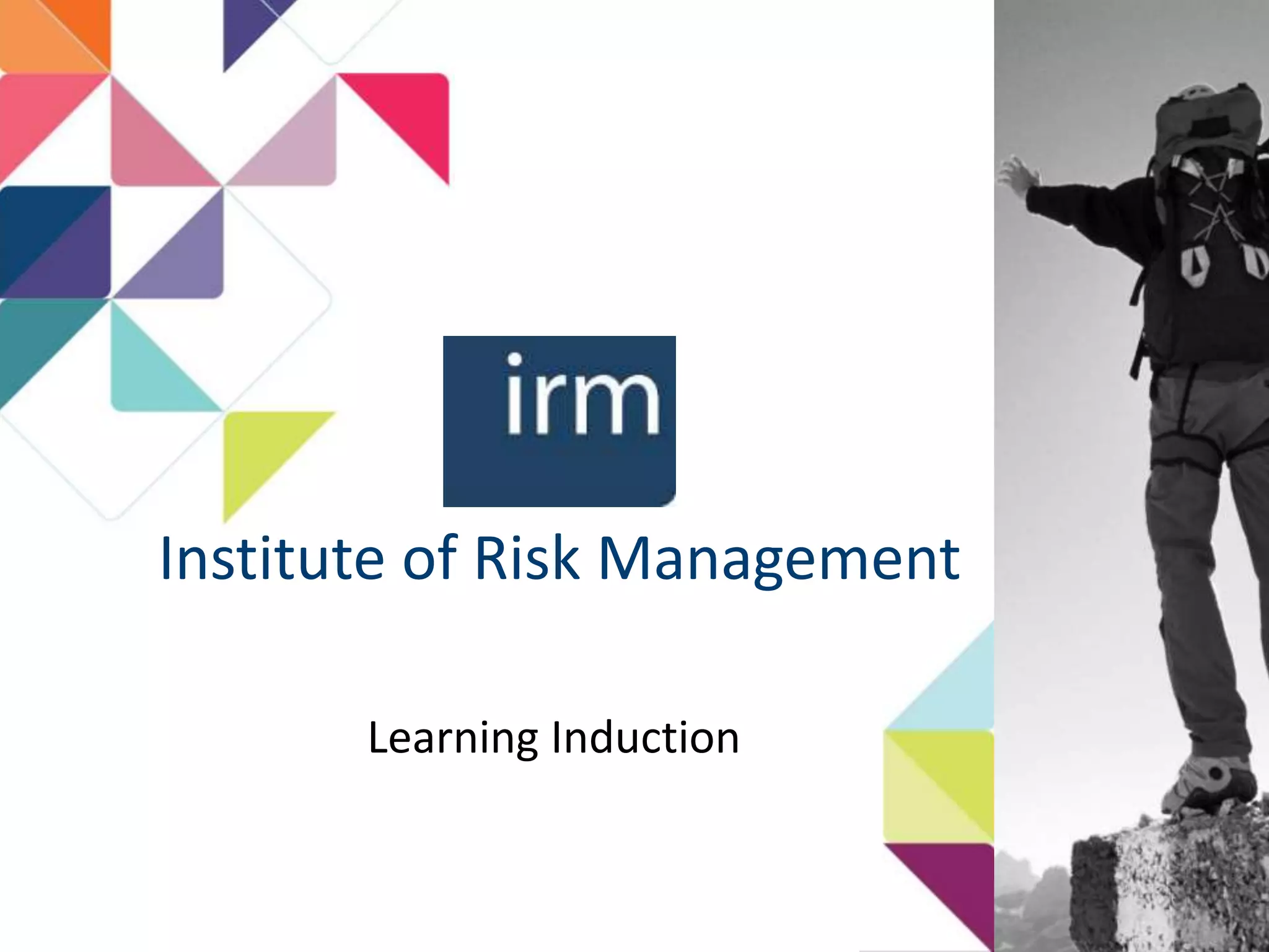 Learning Induction - IRM Qualifications Overview | PPT