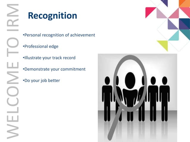 Learning Induction - IRM Qualifications Overview | PPT