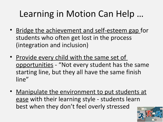 Learning in Motion | PPT