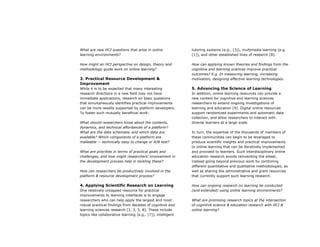 Learning innovation at scale chi 2014 workshop extended abstract | PDF | Internet | Computing