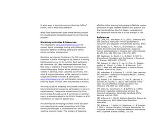 Learning innovation at scale chi 2014 workshop extended abstract | PDF | Internet | Computing