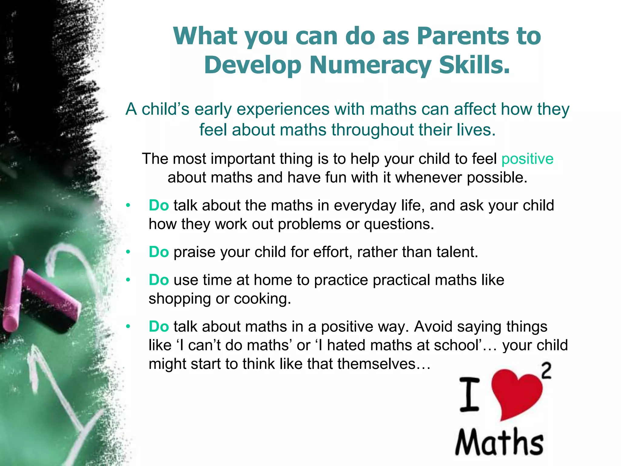 Learning In Numeracy Pptx