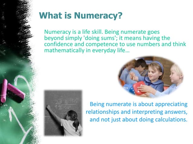 Learning in Numeracy | PPTX