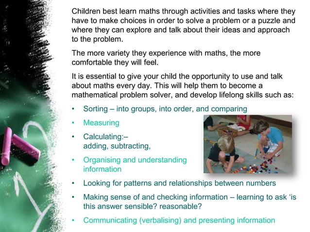 Learning in Numeracy | PPTX