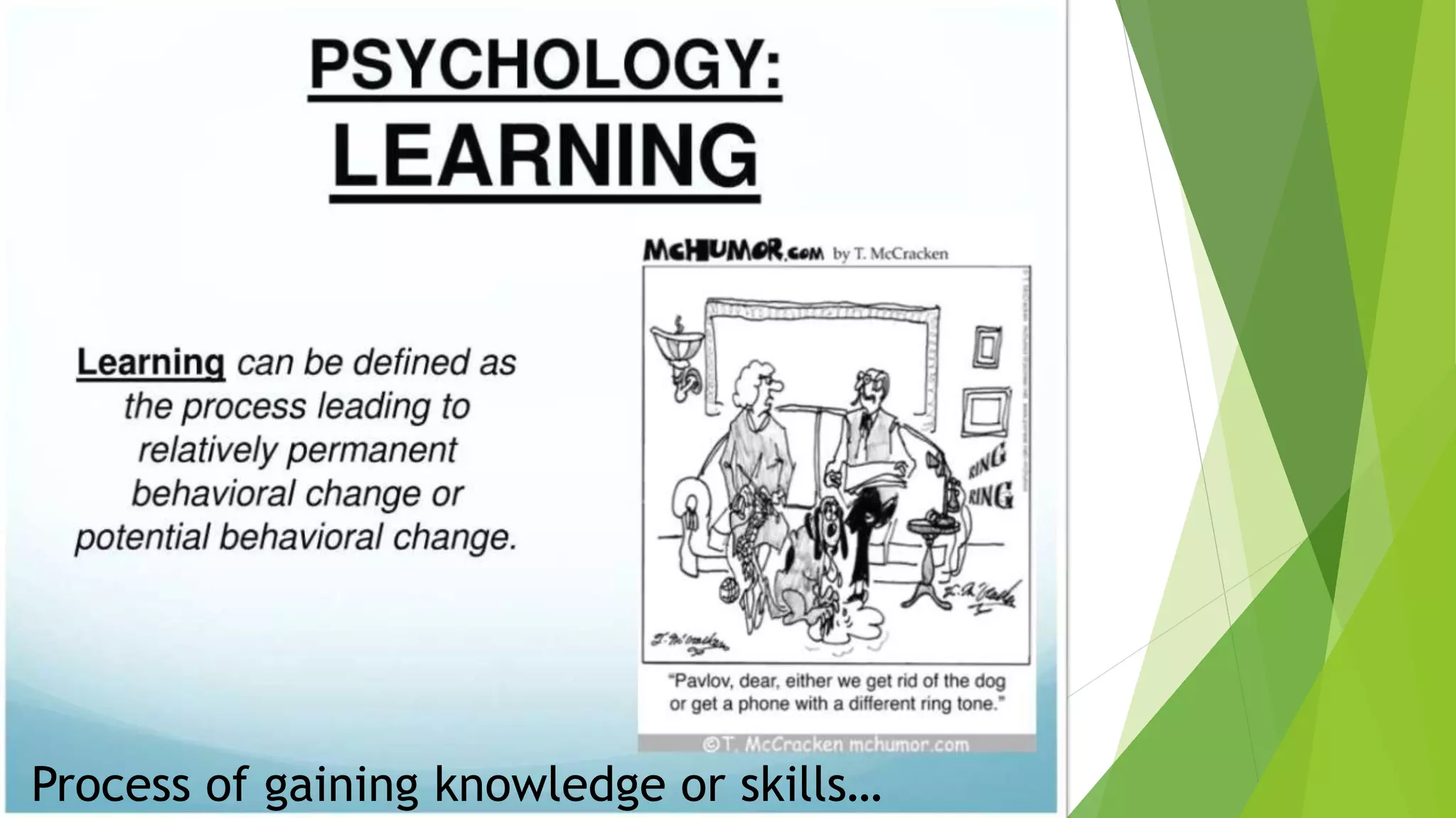 Learning in Psychology,, presentation 1.pptx | Educational Assessment ...