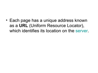 Learning Internet | PPT