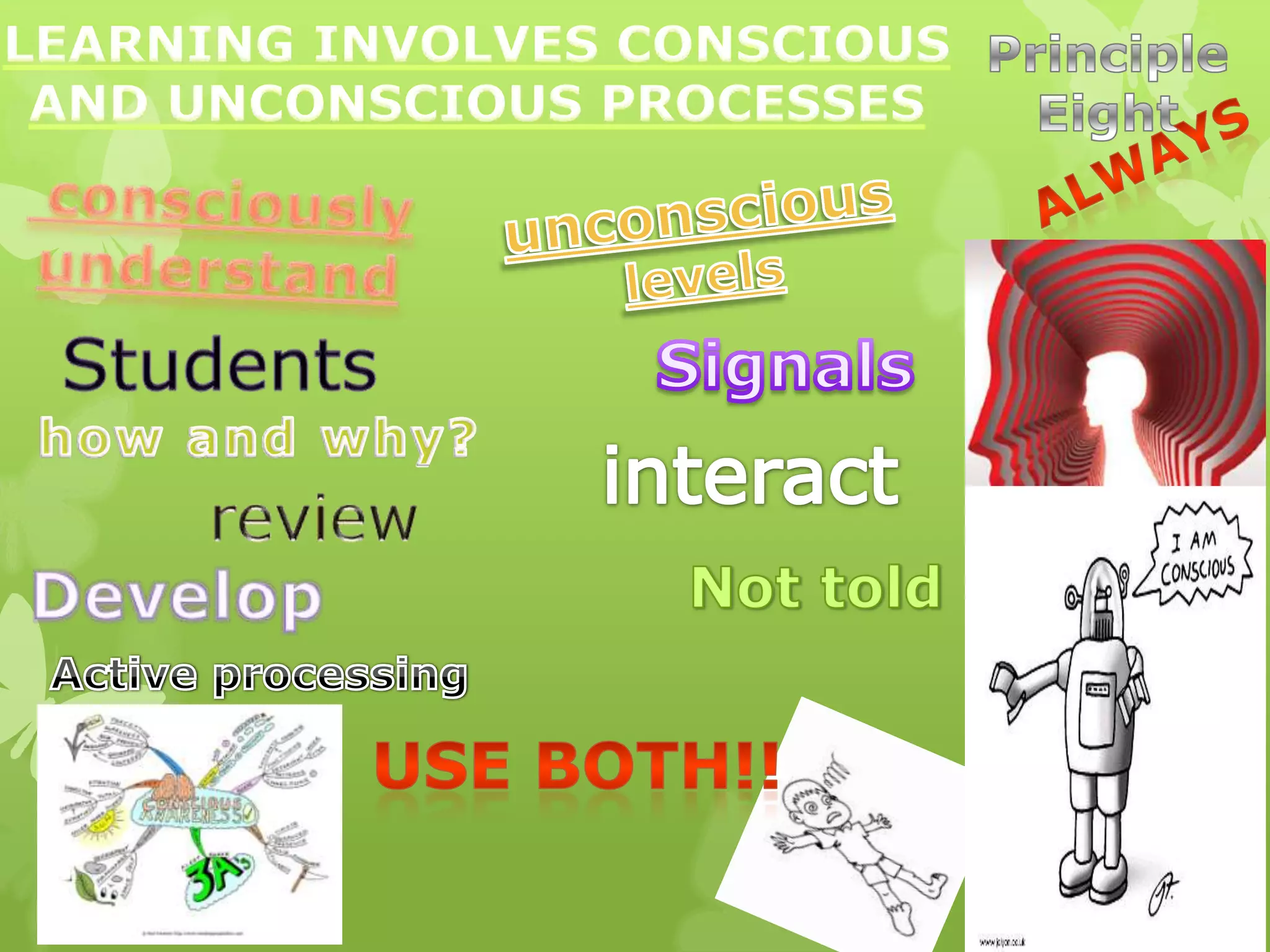 Learning involves conscious and unconscious processes | PPTX