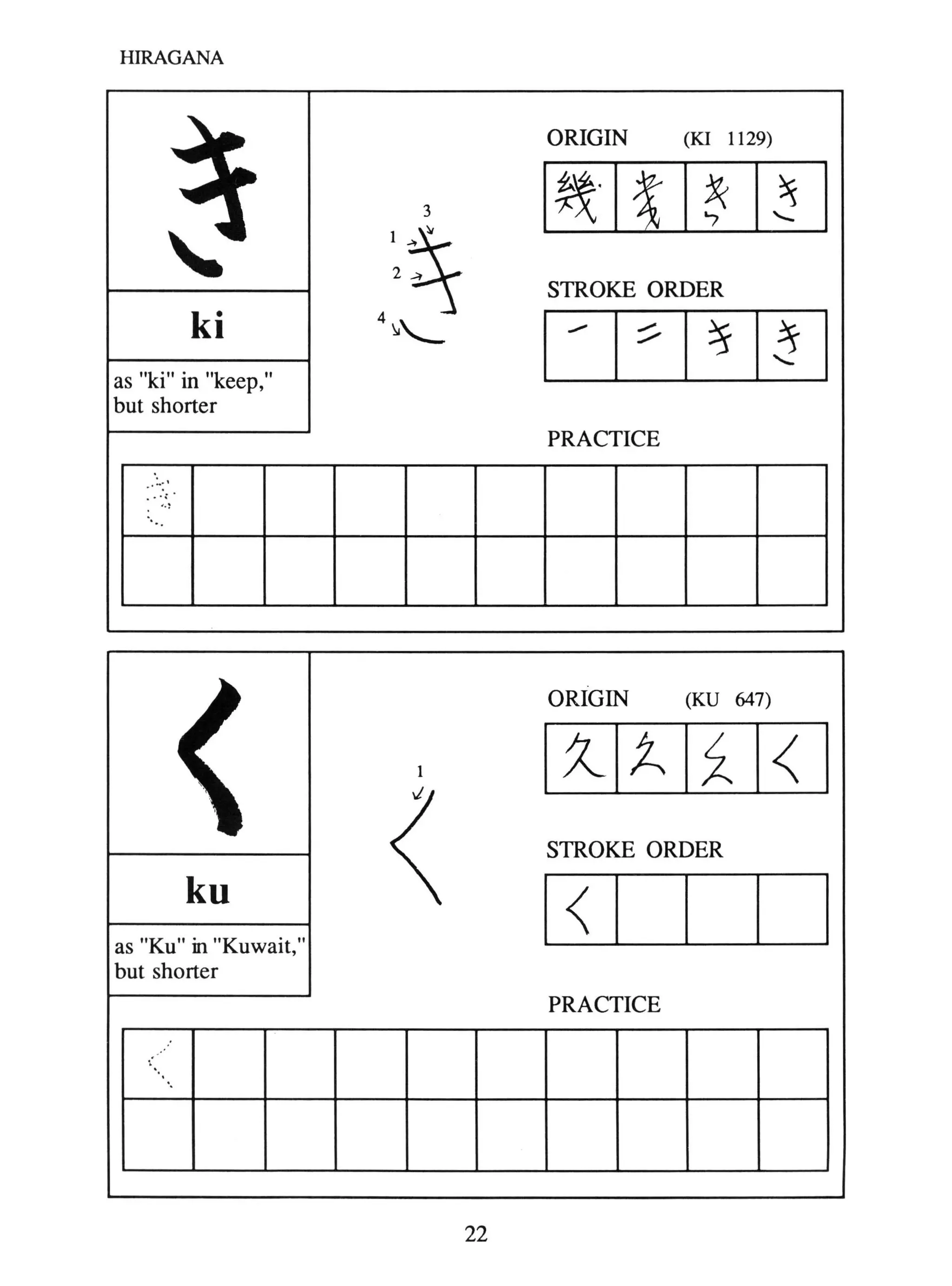 Learning Japanese Hiragana and Katakana_ Workbook and Practice Sheets ...