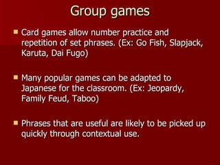 Learning japanese through everyday activities | PPT