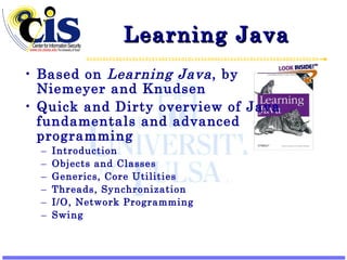 Learning Java 1 – Introduction | PPT
