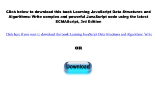 [Audiobook] Learning JavaScript Data Structures and Algorithms: Write complex and powerful ...