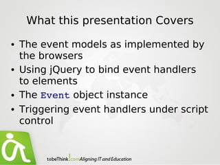 jQuery : Events are where it happens! | PDF