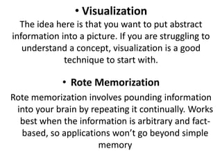 Learning keys and methods | PPTX