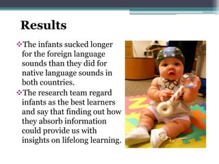 Learning language in the womb | PPTX