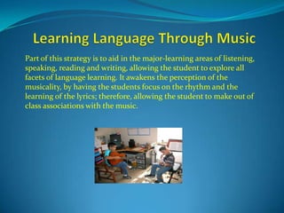 Learning language through music | PPTX