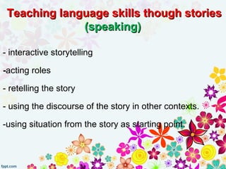 Learning language through stories | PPT