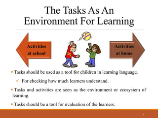 Language Learning Through Tasks & Activities | PPTX