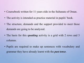 Learning language through tasks and activities | PPT