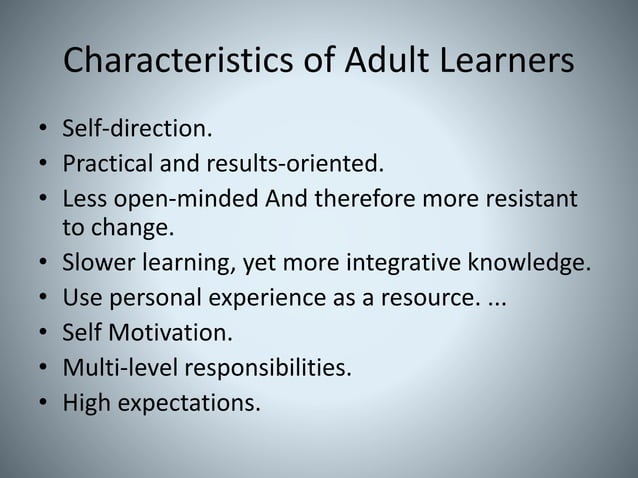 Learning & learner characteristics | PPTX | Secondary Education | Education